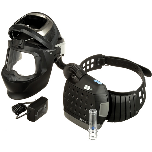 3M Adflo Powered Air Purifying Respirator, Welding Helmet, Lithium-Ion ...