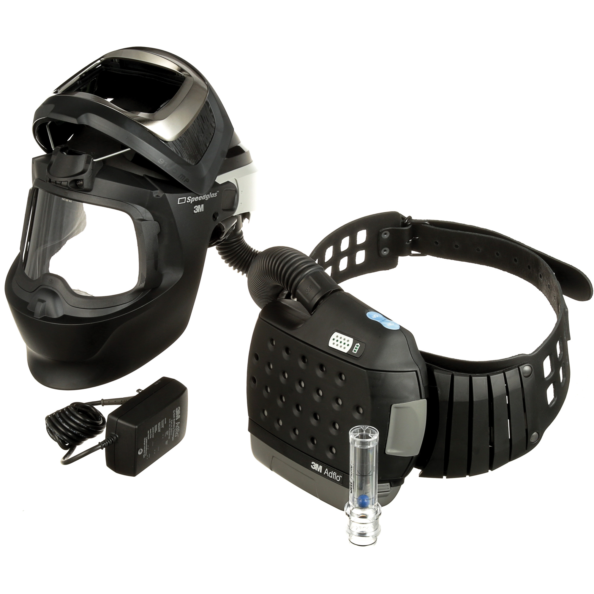 3M Adflo Powered Air Purifying Respirator, Welding Helmet, Lithium-Ion ...